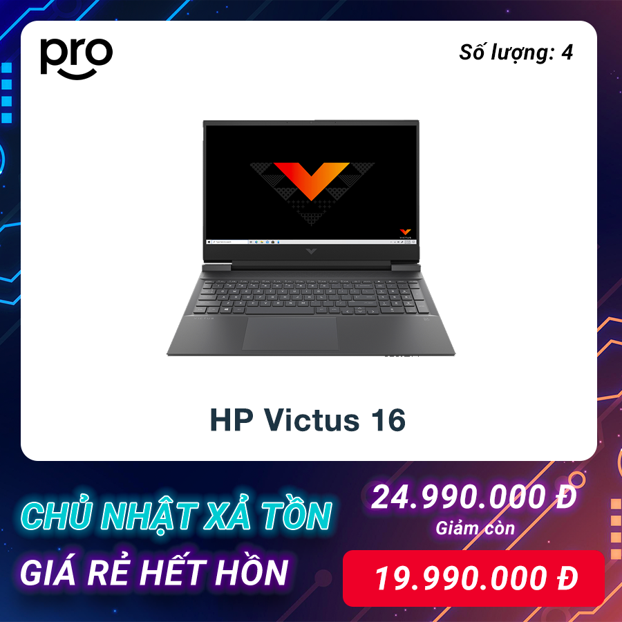 HP Victus 16, Trả góp 0% | THINKPRO